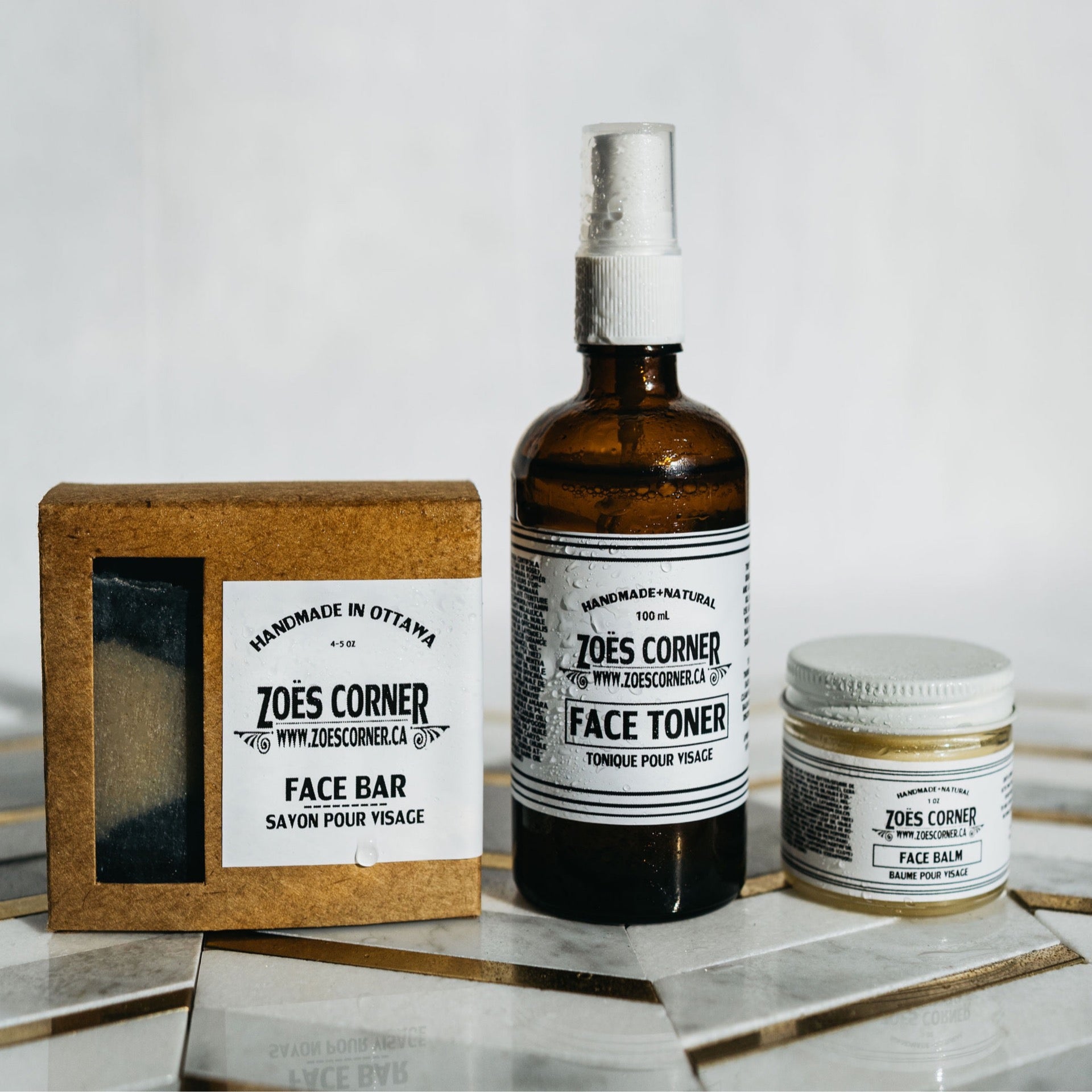Face Set - Face Bar, Toner, Balm | Zoës Corner